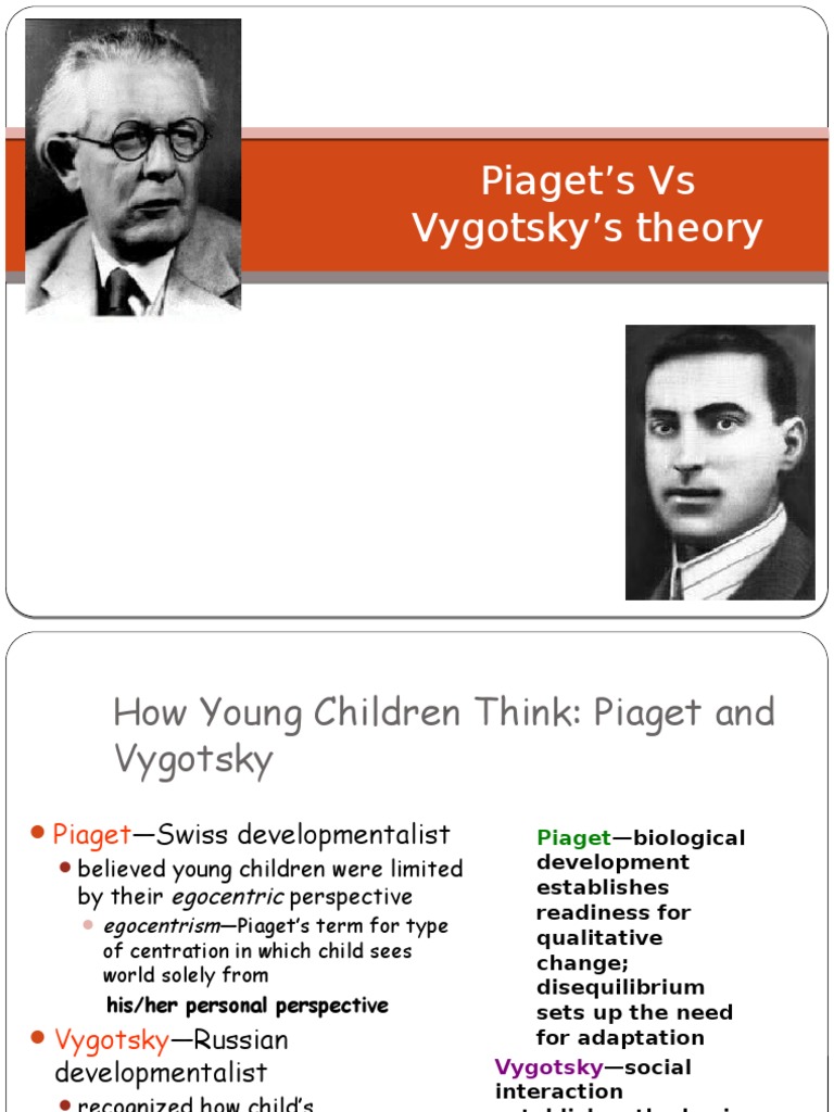 Piaget Vs Vygotsky's Theory | PDF