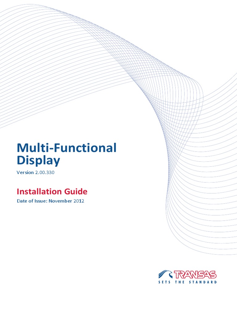 MFD Installation Guide | PDF | Electrical Connector | High Voltage