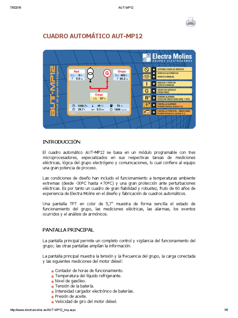 Aut MP12 | PDF | Energia electrica | Bienes manufacturados
