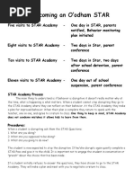 Detention Reflection Sheet | PDF