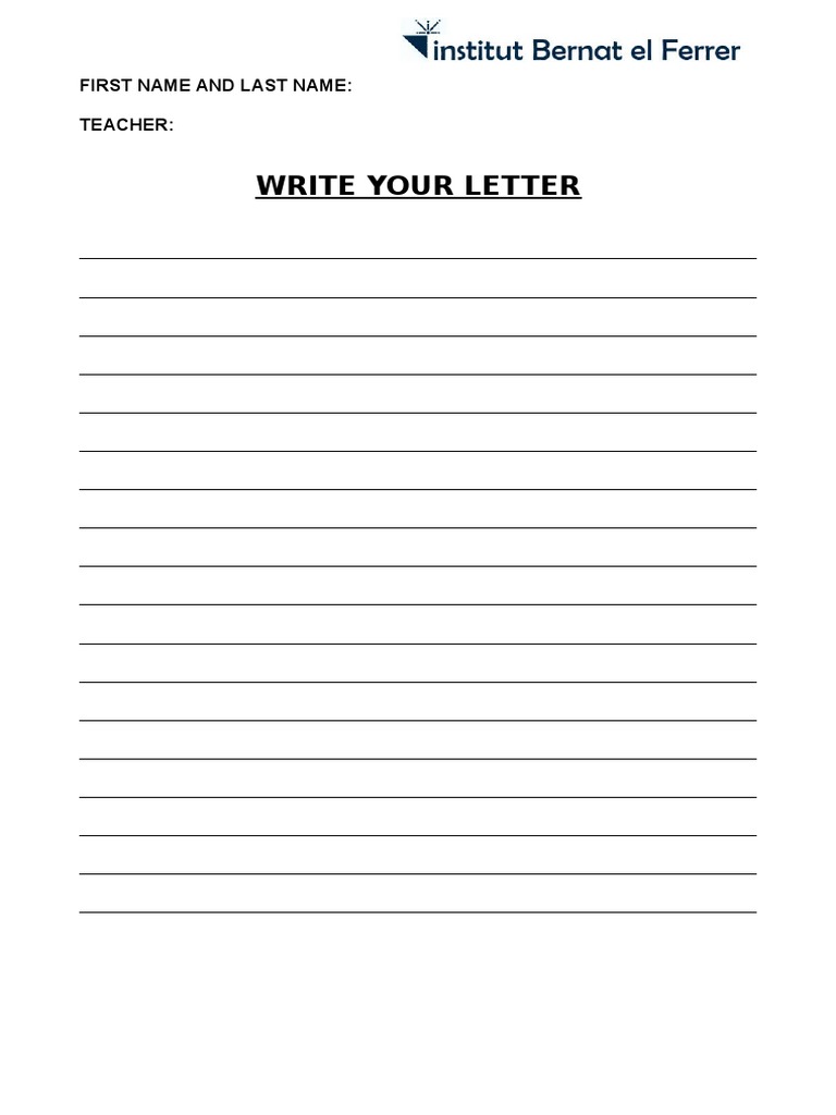 Letter | PDF