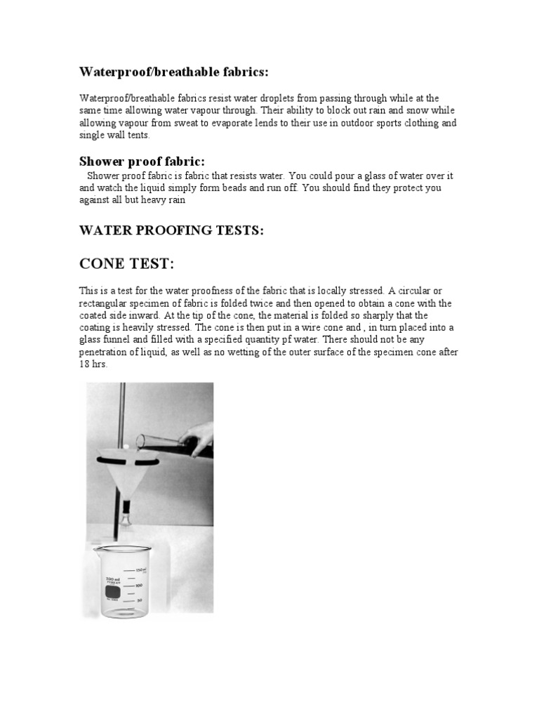 Water Proofing Test | PDF | Materials | Building Engineering