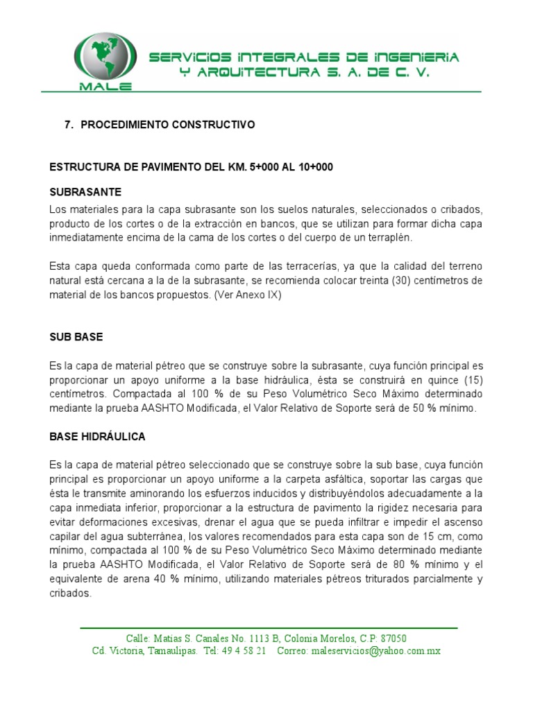 Procedimiento Constructivo | PDF