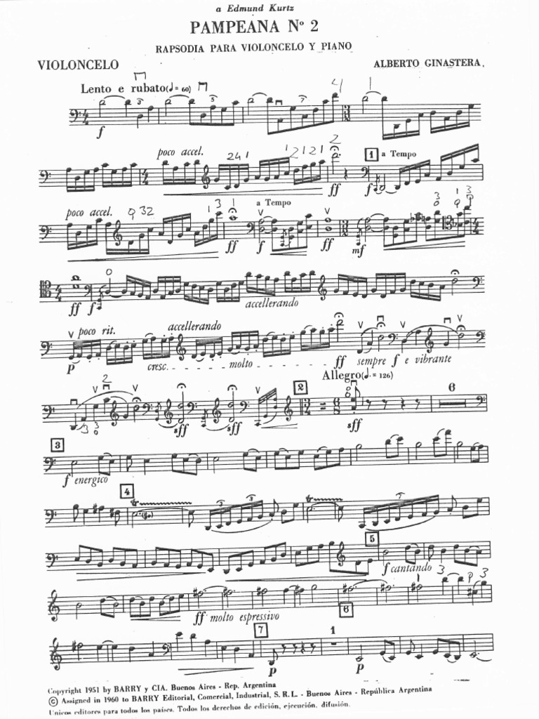 Ginastera Pampeana No 2 PDF | PDF