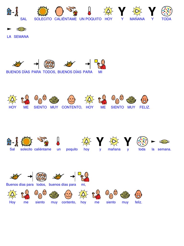 Canciones Sal Solecito, y Buenos Días. | PDF