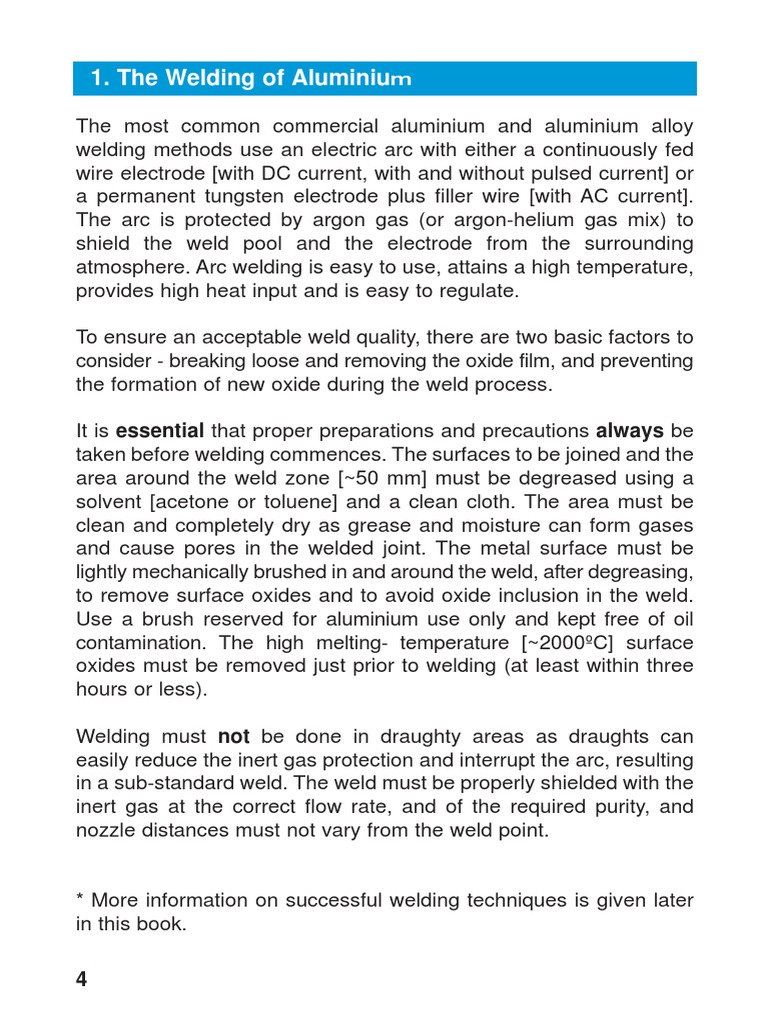 Aluminium Welding Pocket Guide | PDF | Alloy | Welding