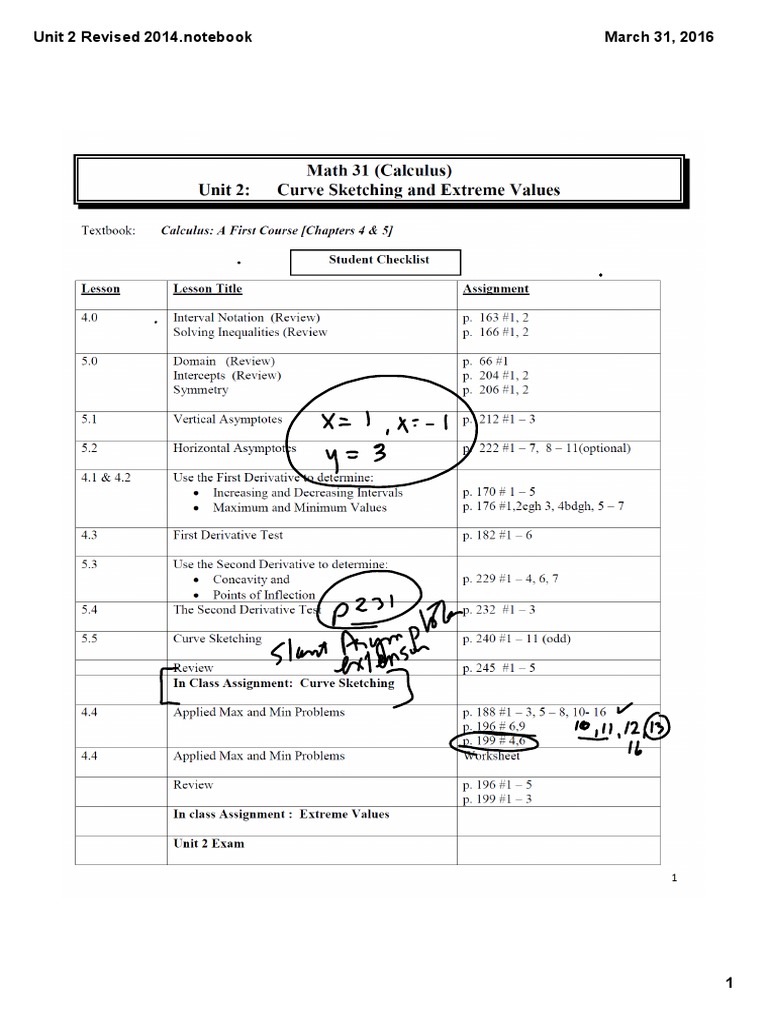 Unit 2 Revised 2014.notebook March 31, 2016 | PDF
