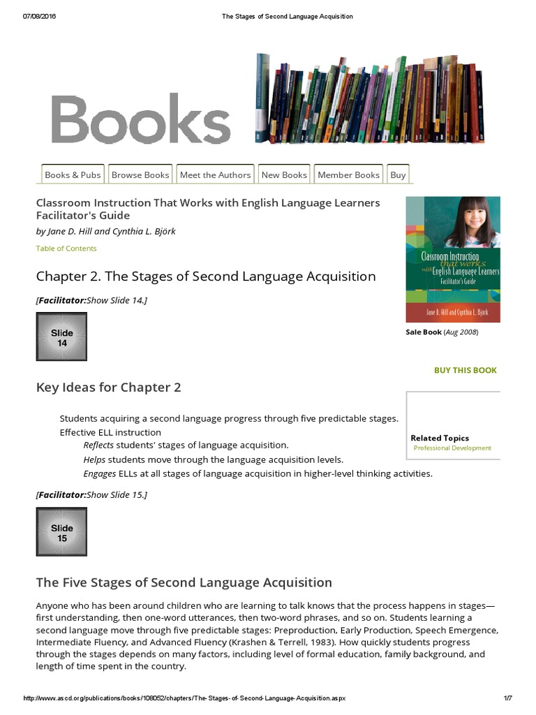 SLA Second Language Acquisition | PDF | Second Language Acquisition ...