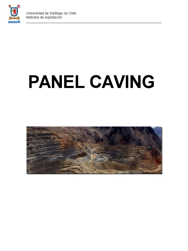Panel Caving | PDF | Minería | Industrias
