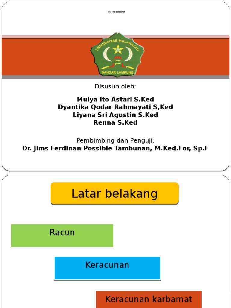 Slide Karbamat | PDF