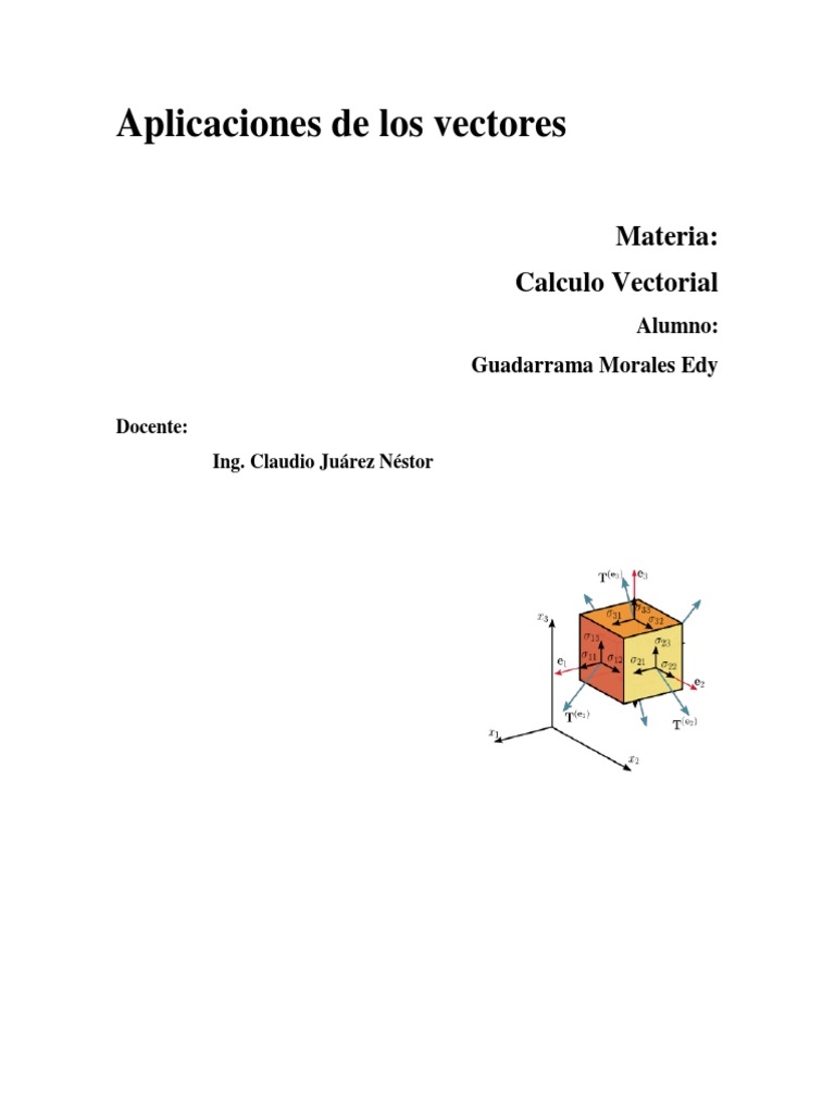 Aplicaciones de Vectores | PDF | Vector Euclidiano | Espacio vectorial