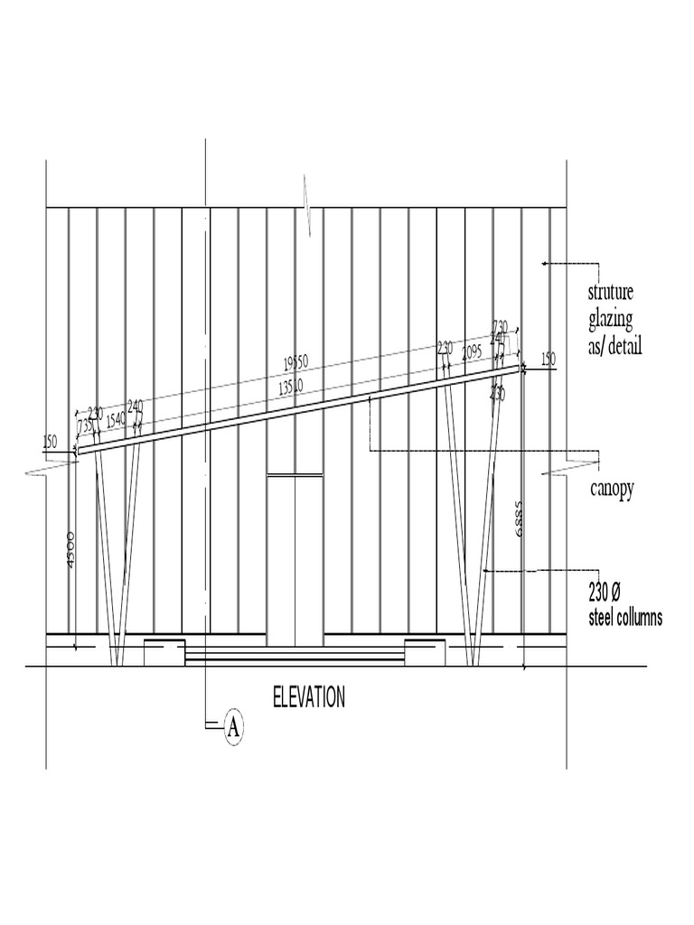 Canopy Detail Elevation - Model | PDF