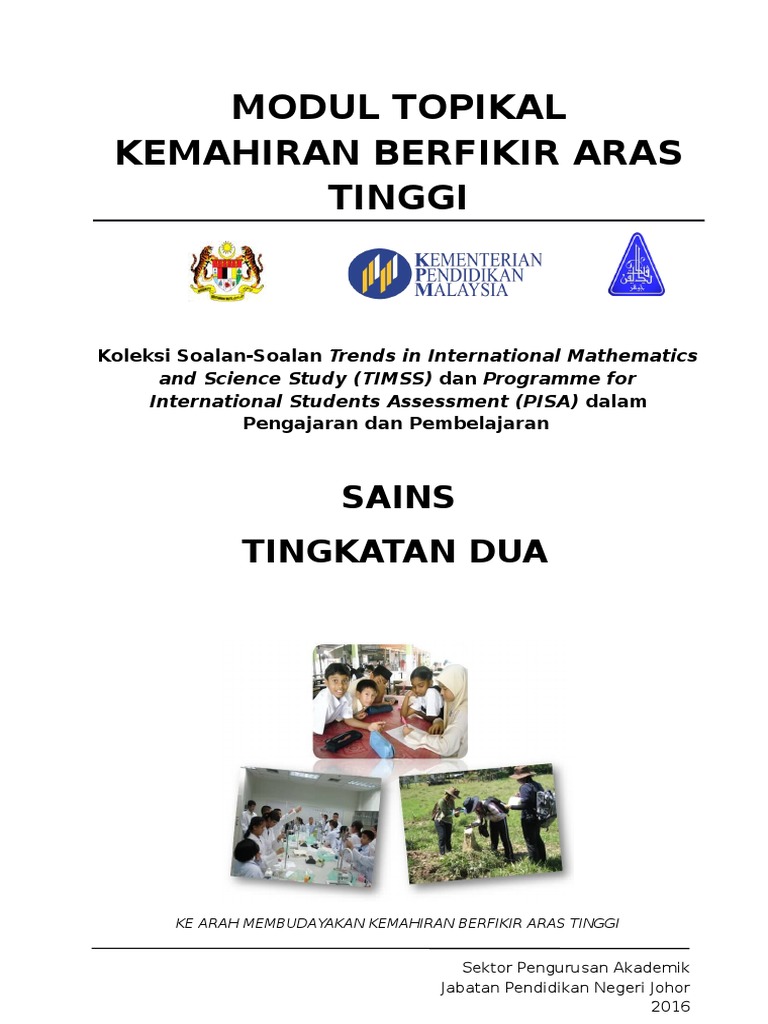 Modul Topikal Kbat Sains Tingkatan 2 | PDF