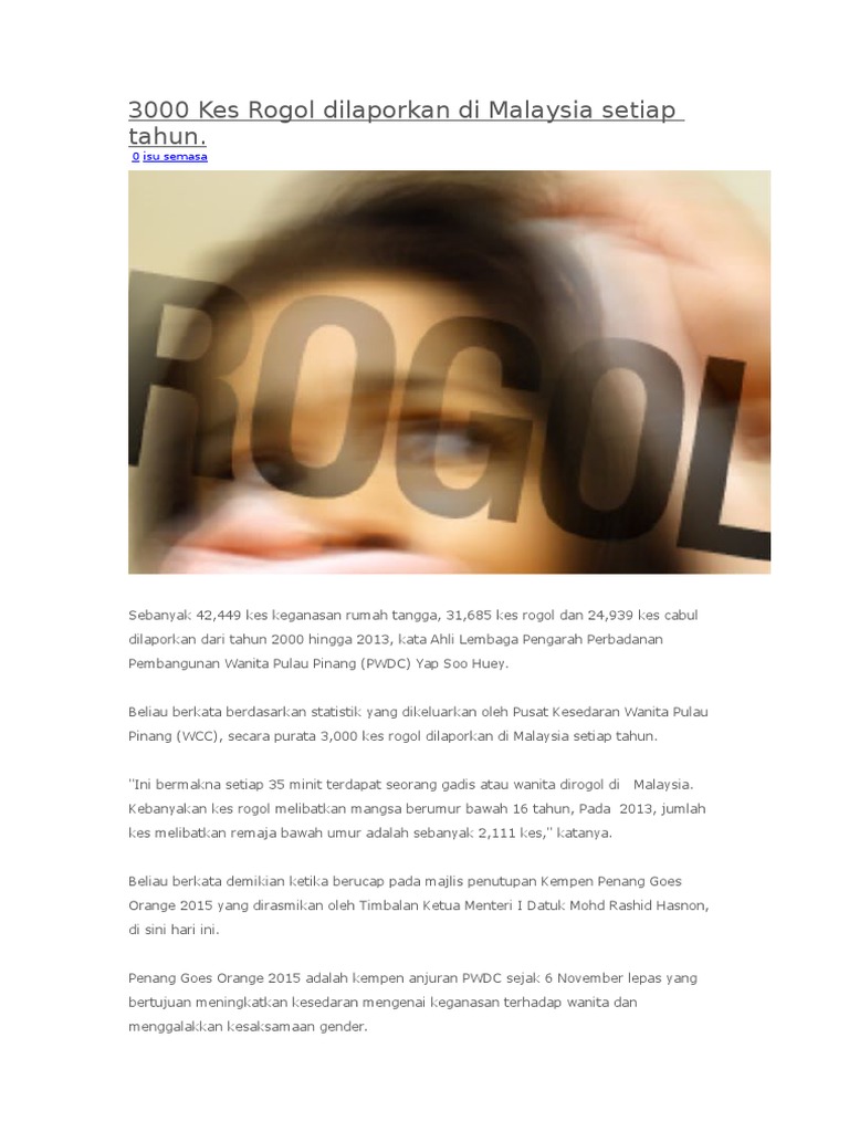 Laporan Kes Rogol | PDF