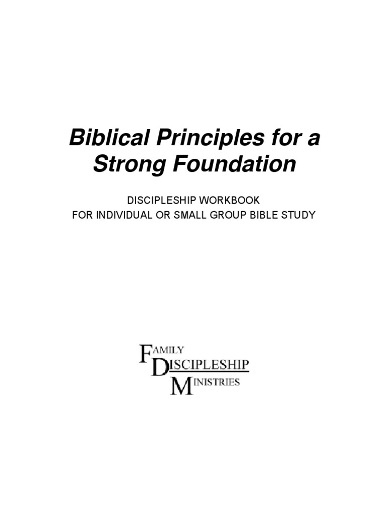 Discipleship Manual | Download Free PDF | Grace In Christianity ...