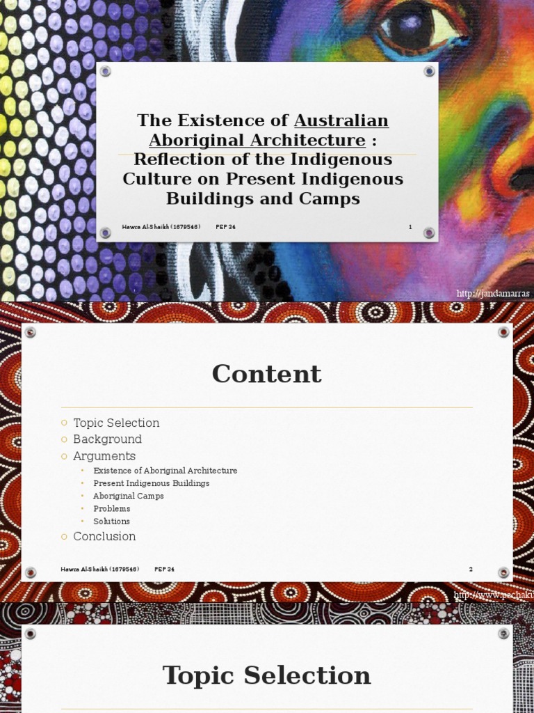 Australian Aboriginal Architecture | PDF | Indigenous Australians ...