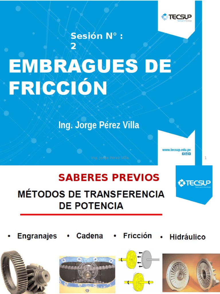 D - 2 - Embrague Mecánico | PDF | Embrague | Transmisión (Mecánica)