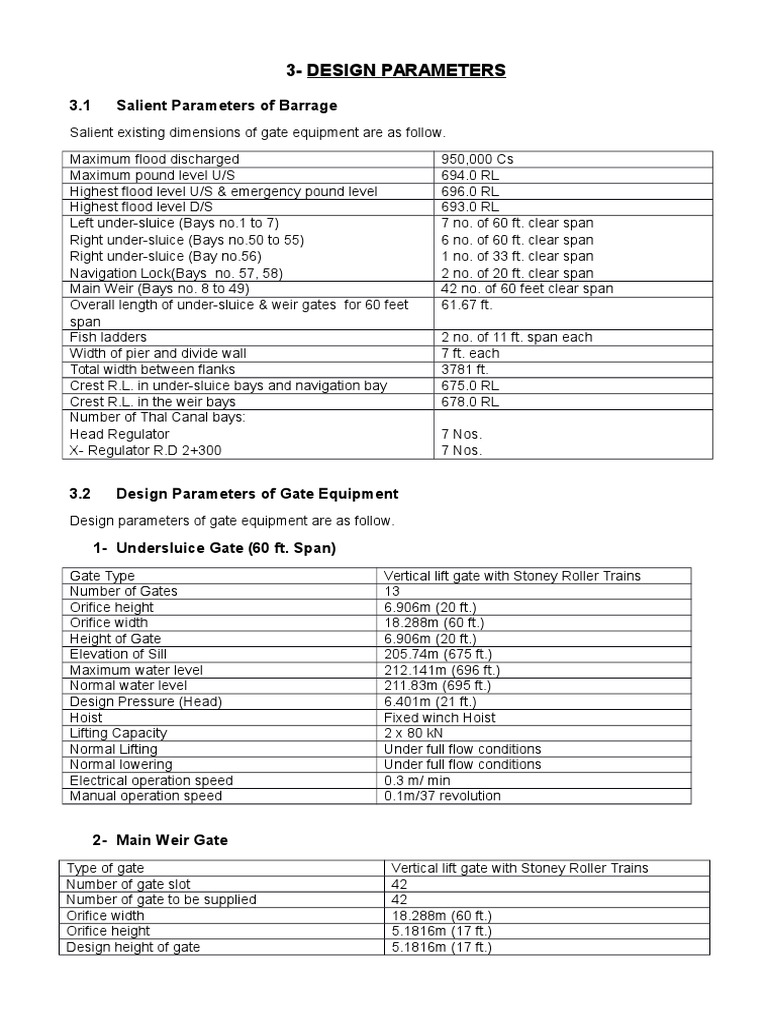 Design Parameters | PDF | Elevator | Civil Engineering