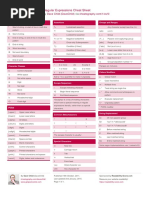 RegEx Cheat Sheet | PDF | Regular Expression | Naming Conventions
