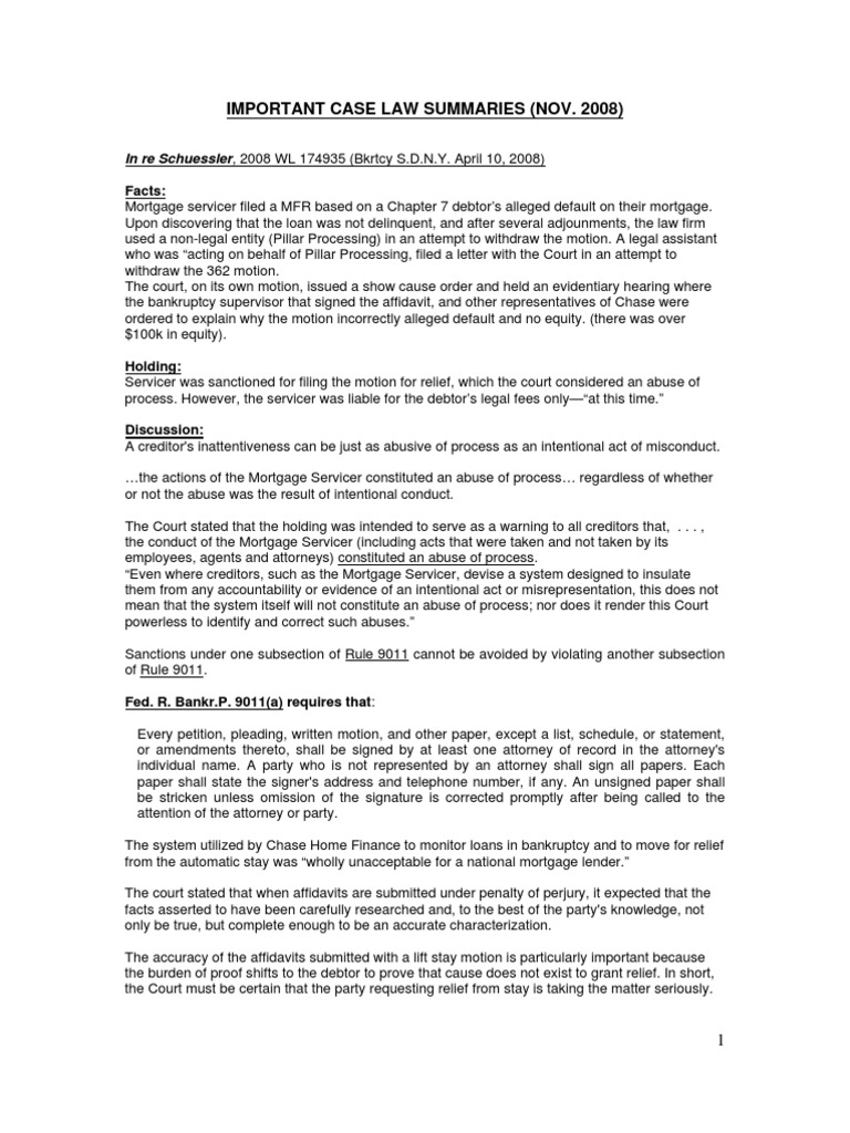 Case Law Summary | PDF | Business