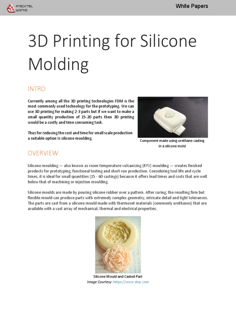 3D Printing for Silicone Mold Making: A Guide to Creating Silicone ...