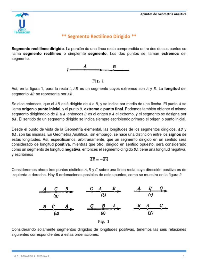 1.2. Segmento Rectilineo | PDF | Triángulo | Línea (geometría)