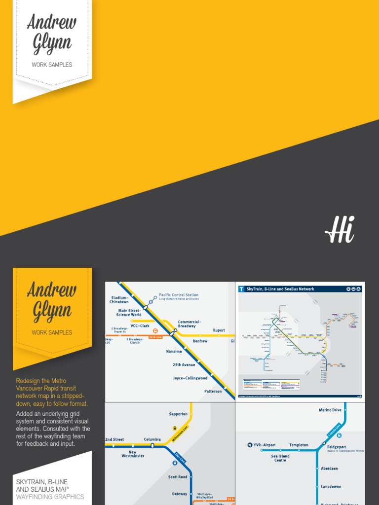 Andrew Glynn: Graphic Design Portfolio | PDF | Transport