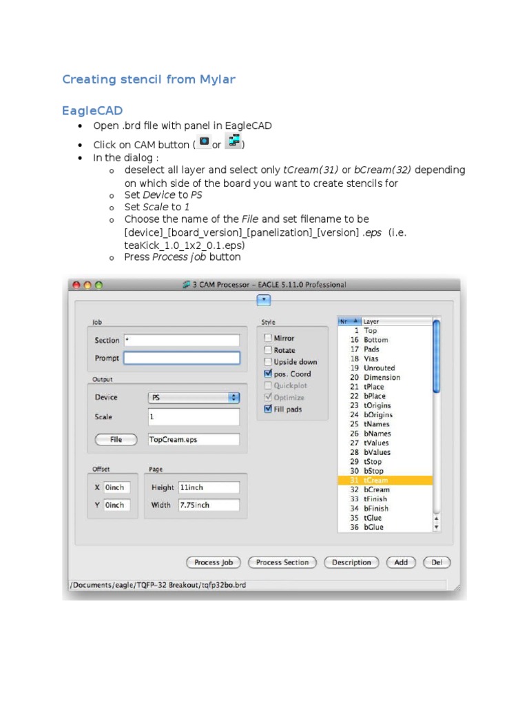 Mylar Stencil Creation Guide | PDF