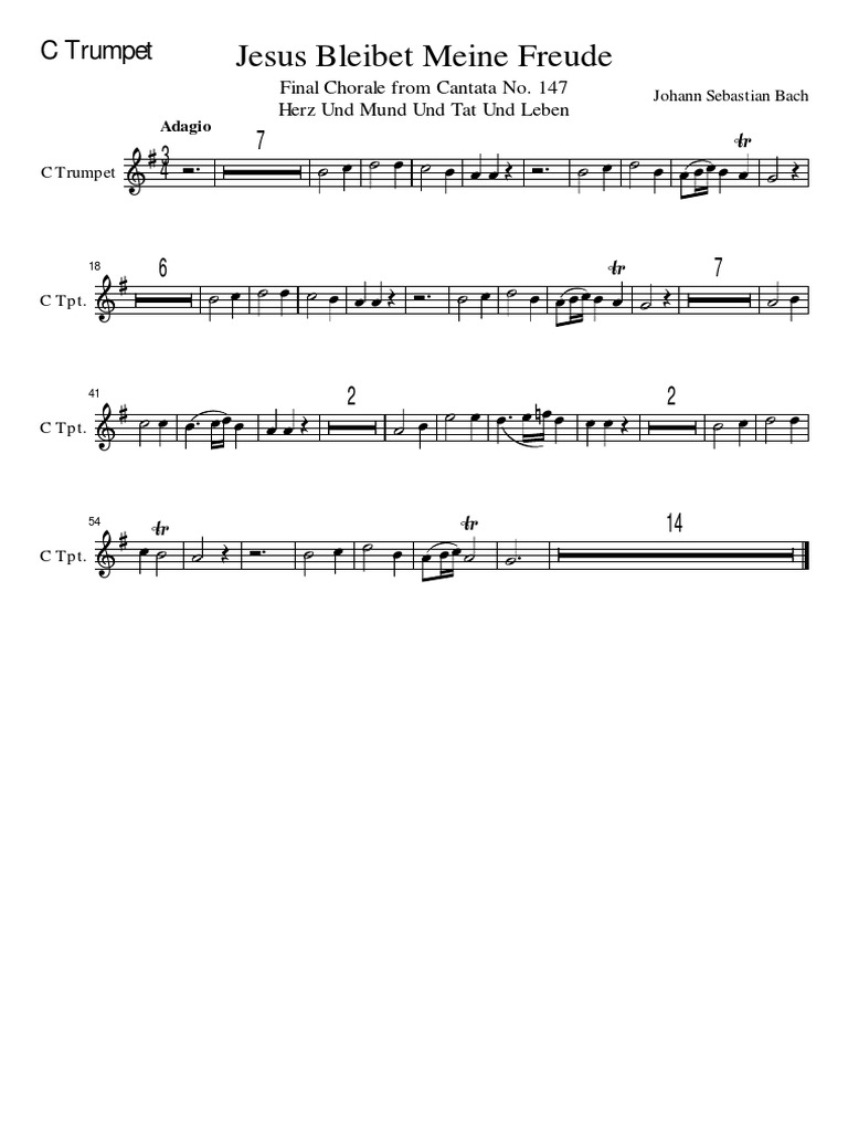 C Trumpet | PDF