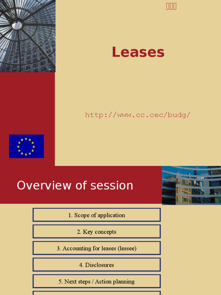 Leases Slides - Final | PDF | Lease | Balance Sheet