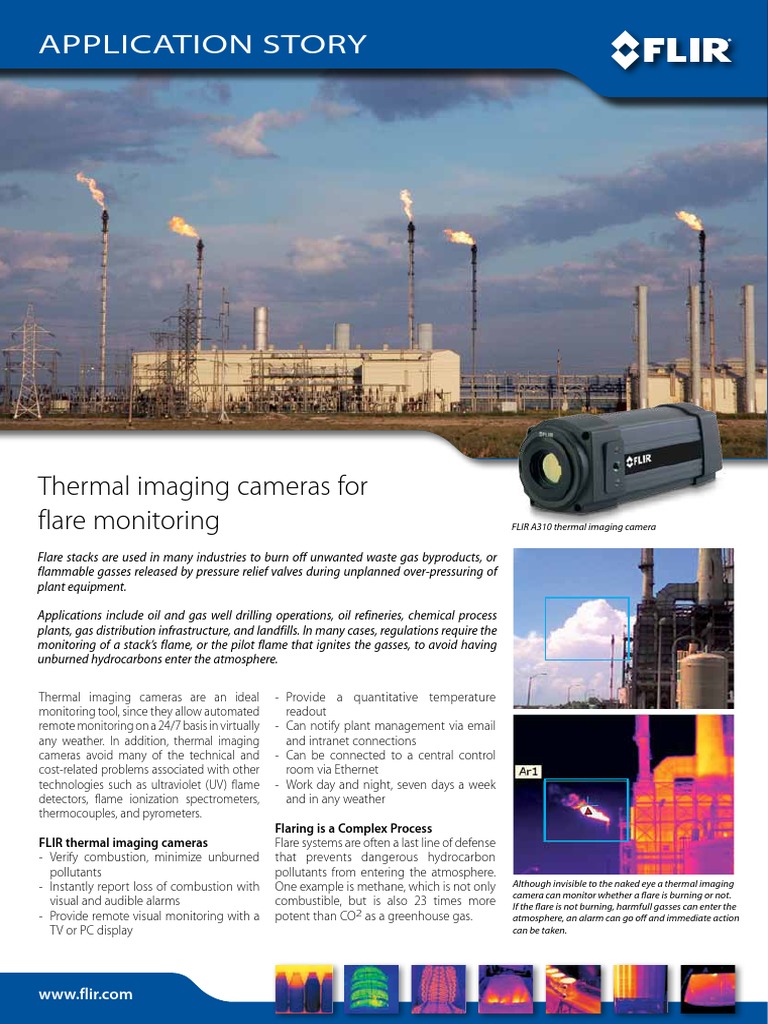 Application Story: Thermal Imaging Cameras For Flare Monitoring | PDF ...