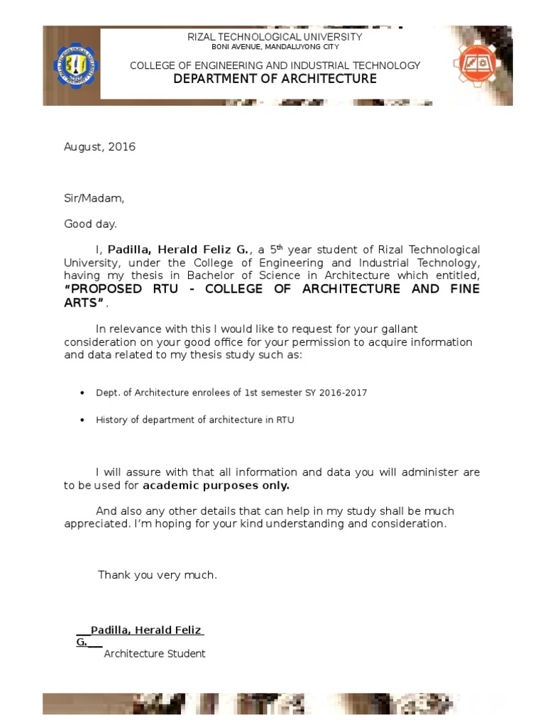 Endorsement Letter | PDF