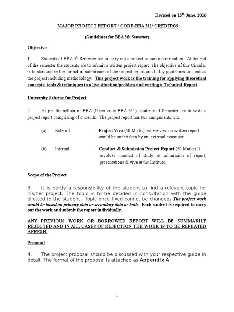 Project Guideline For 5th Sem | PDF | Data Analysis | Thesis