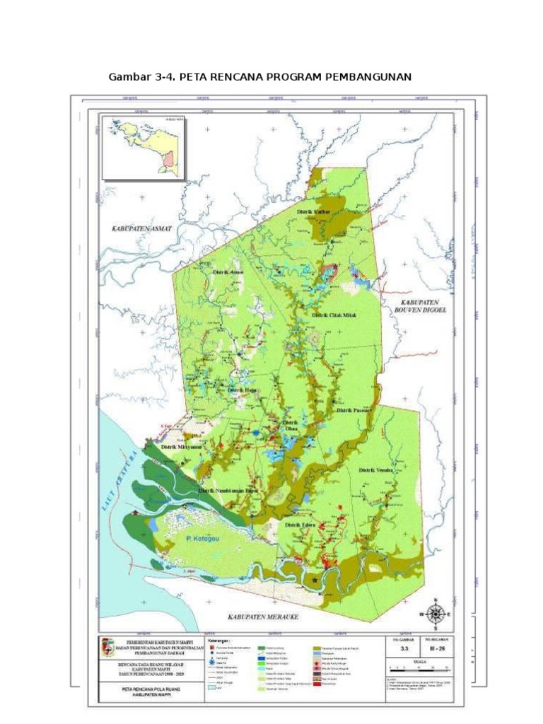 Peta Kabupaten MAPPI | PDF