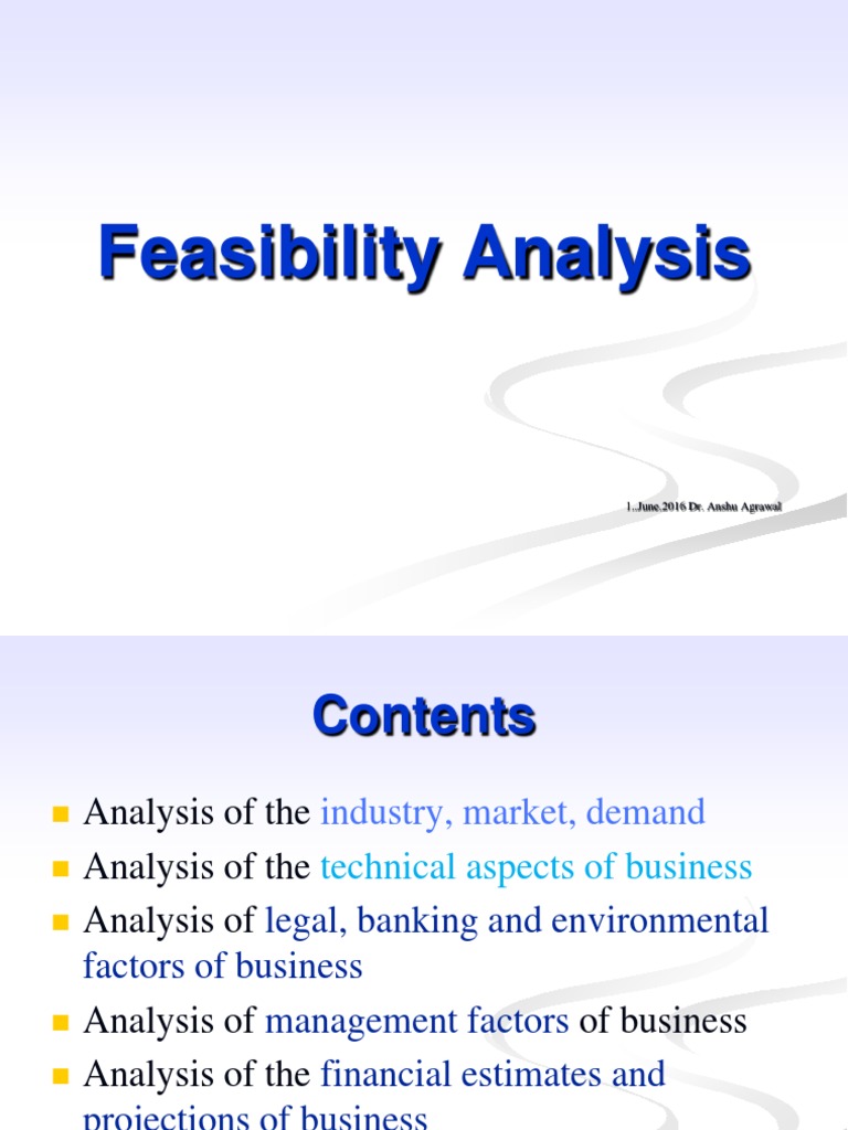 Market Feasibility | Forecasting | Demand