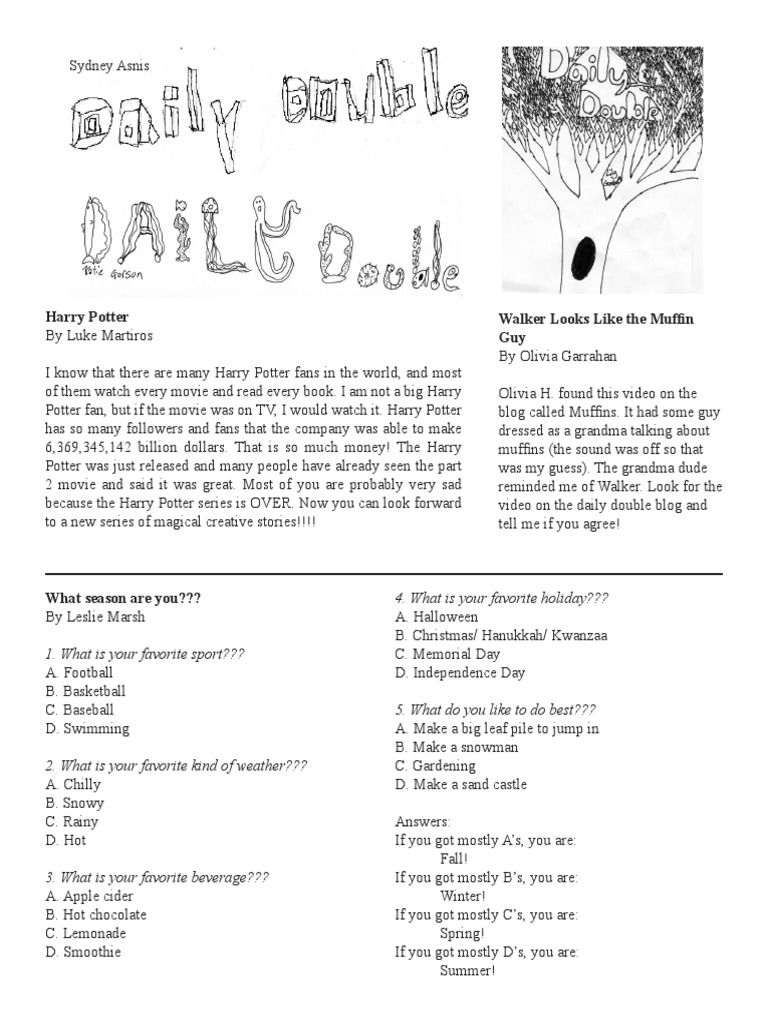 Daily Double, Volume 42, Issue 17A | PDF | Foods | Leisure