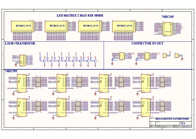PDF Module Matrix 8x32 38MM - BanLinhKien - VN | PDF | Chess