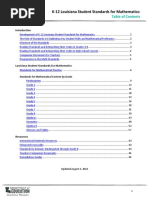 2022 Oklahoma Math Standards Overview | PDF | Mathematics | Shape