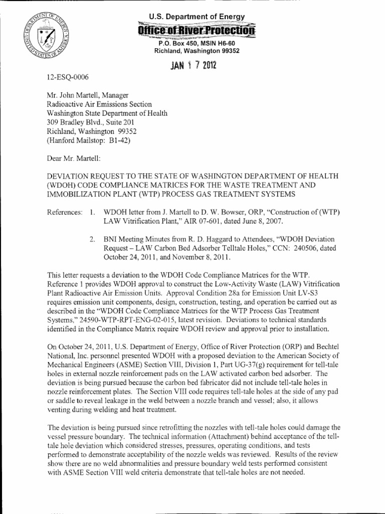 Tell Tale Hole | Pressure | Welding