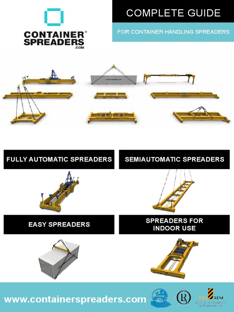 Diptico Container Spreaders | PDF | Crane (Machine) | Galvanization