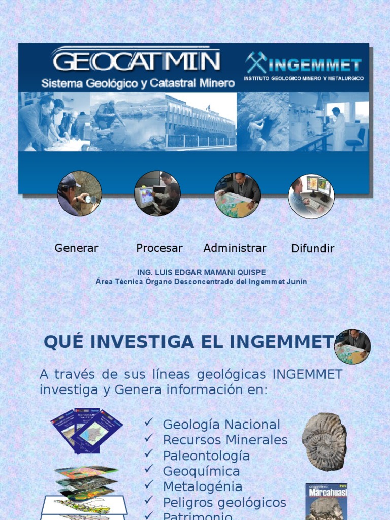 3-Uso Del Geocatmin | PDF