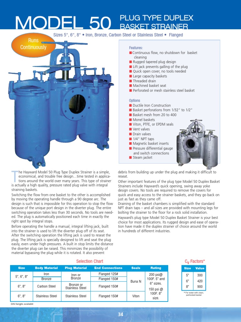 Duplex Filter Model 50 | PDF | Home & Garden | Technology & Engineering