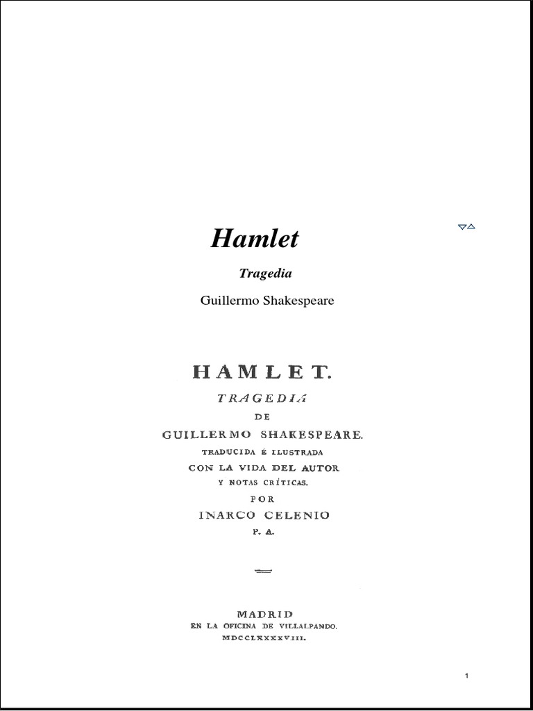 Shakespeare - Hamlet PDF | PDF | William Shakespeare | Aldea