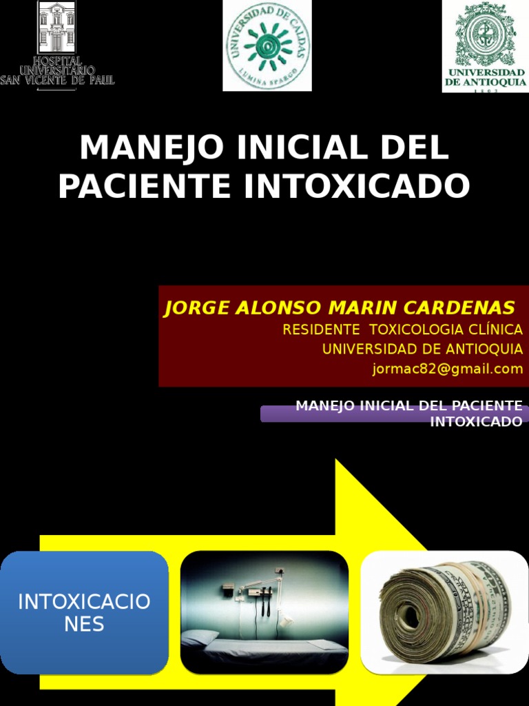 Manejo Inicial Del Paciente Intoxicado | PDF | Naloxona | Medicina