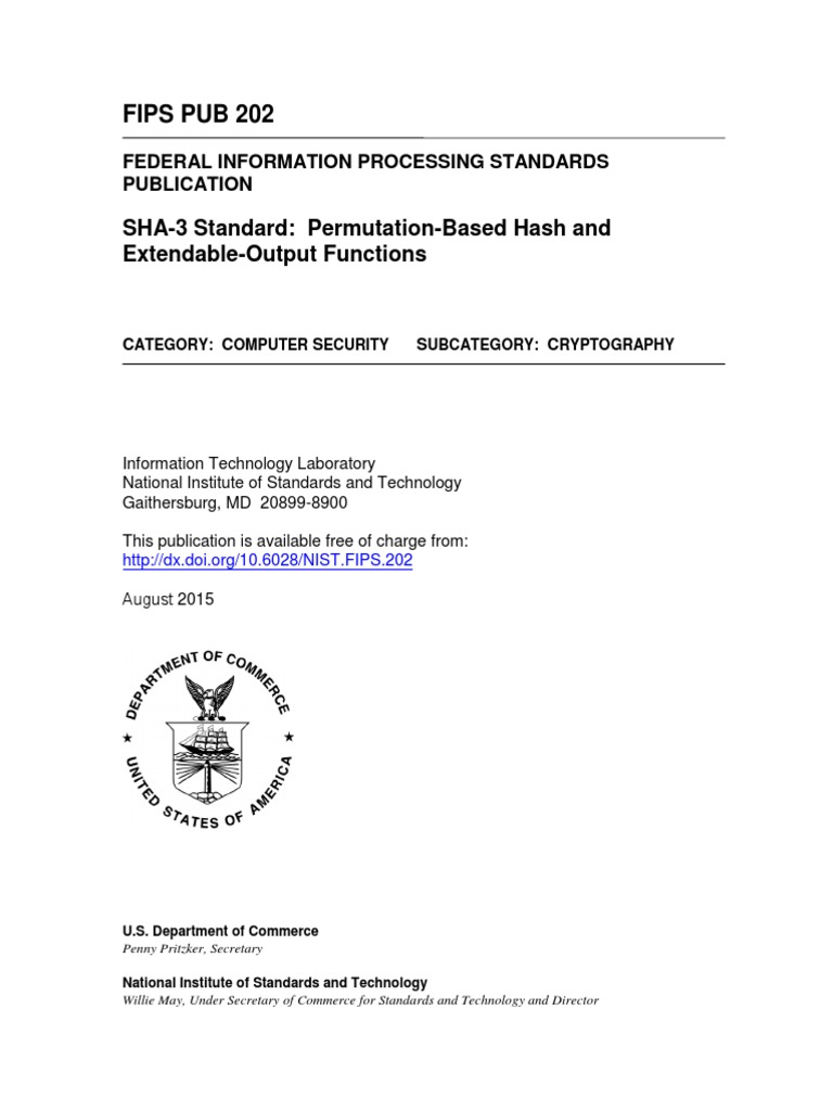 Nist Fips 202 | PDF | Cryptography | Espionage Techniques