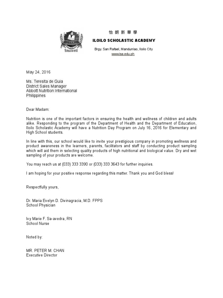 Letter To Abbott 2016 | PDF