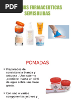Formas Farmacéuticas: Pomadas, Cremas, Ungüentos. | PDF | Sustancias ...