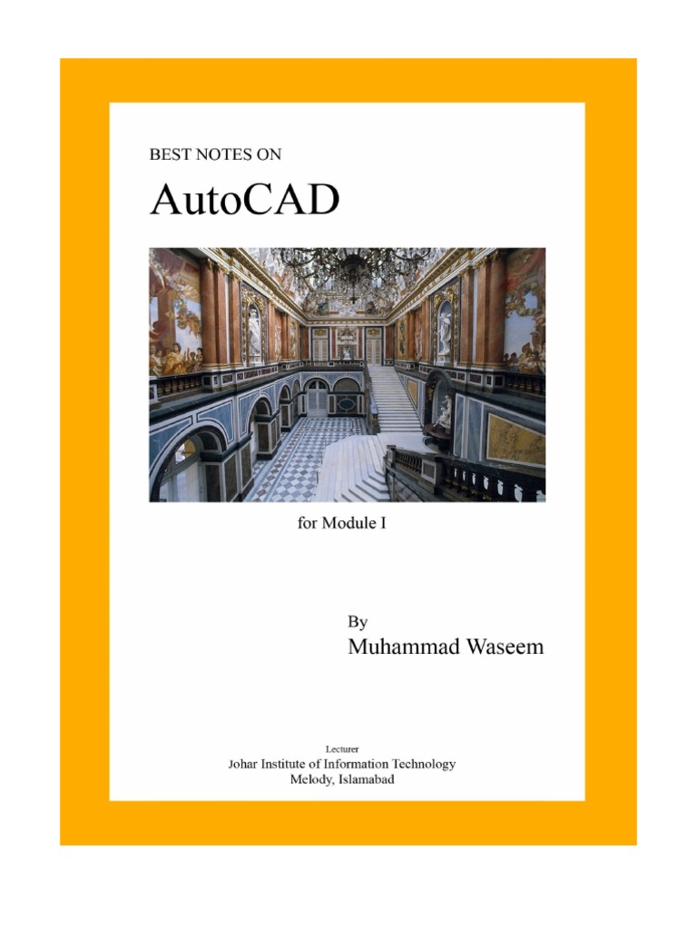 AutoCAD Notes | Download Free PDF | Computer Aided Design | Prototype