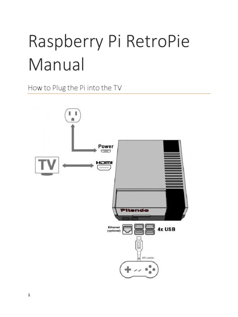 Raspberry Pi Retropie Manual | PDF | Raspberry Pi | Usb