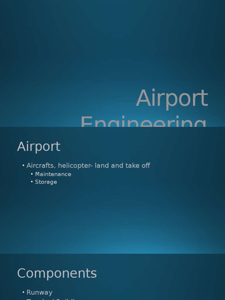 Airport Engineering | PDF | Airport | Air Traffic Control